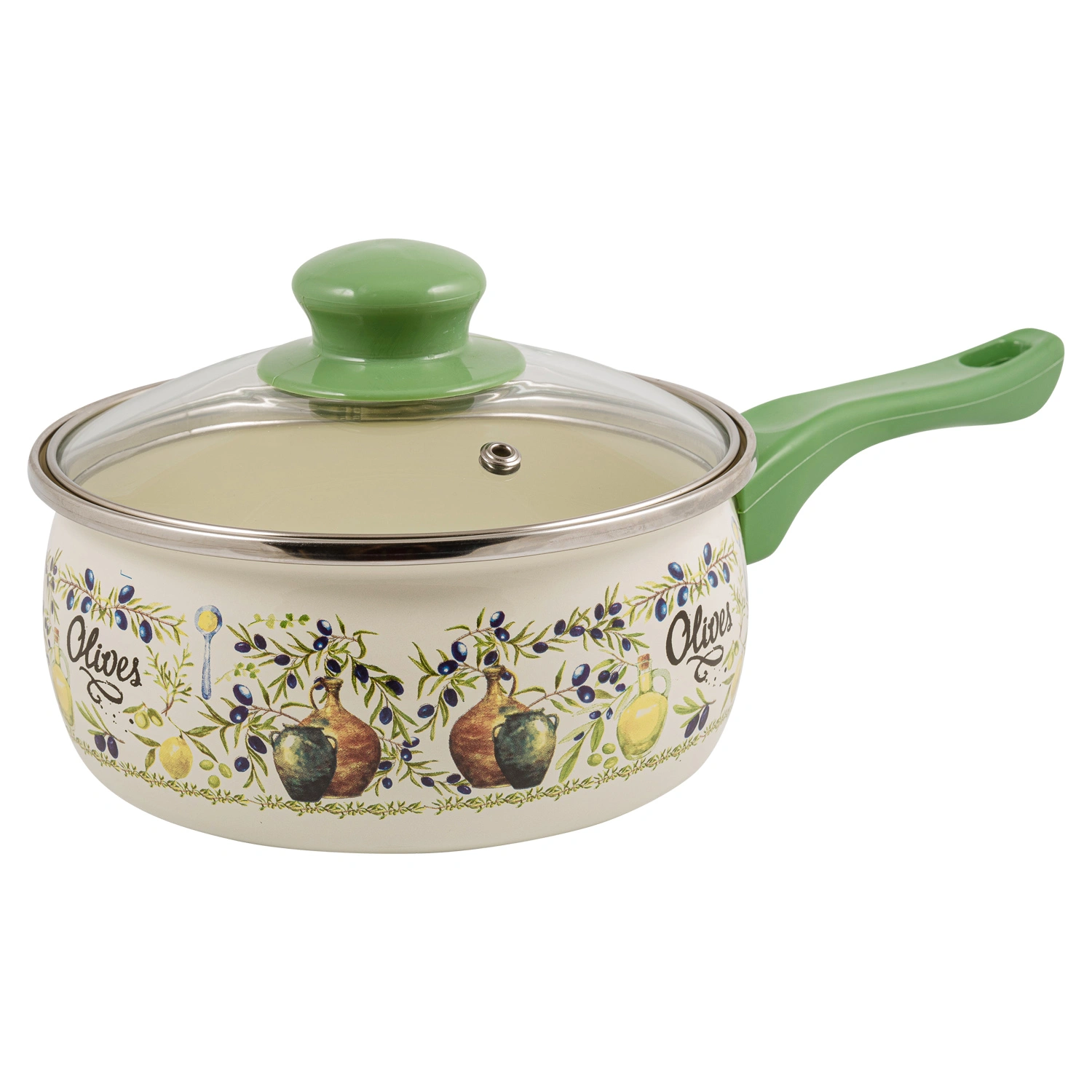 Ковш эмалированный Metrot «Олива» 1,7 л — купить в интернет-магазине ...